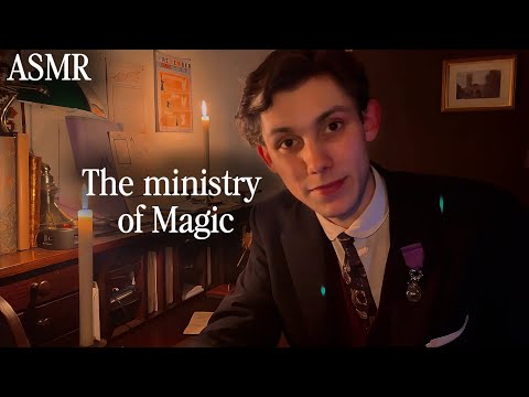 ASMR - Ministry worker registers you, male soft spoken harry potter roleplay for sleep