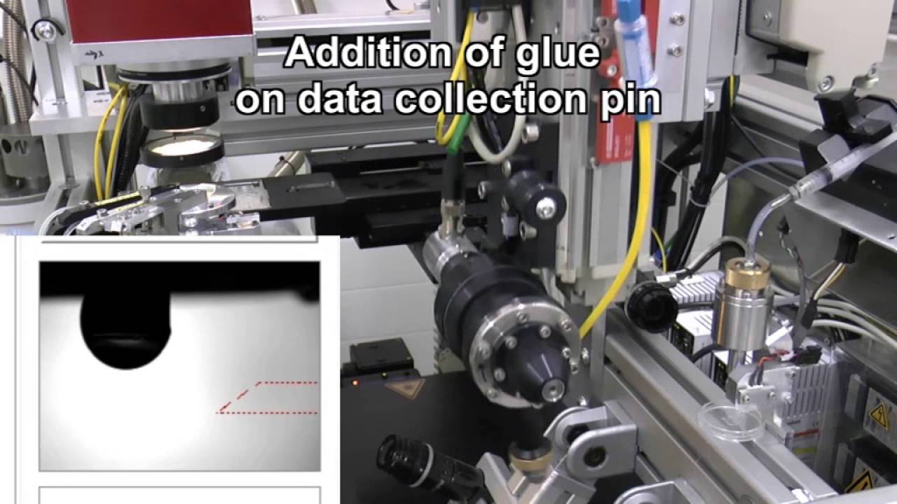 Automated harvesting and processing of protein crystals through laser ...