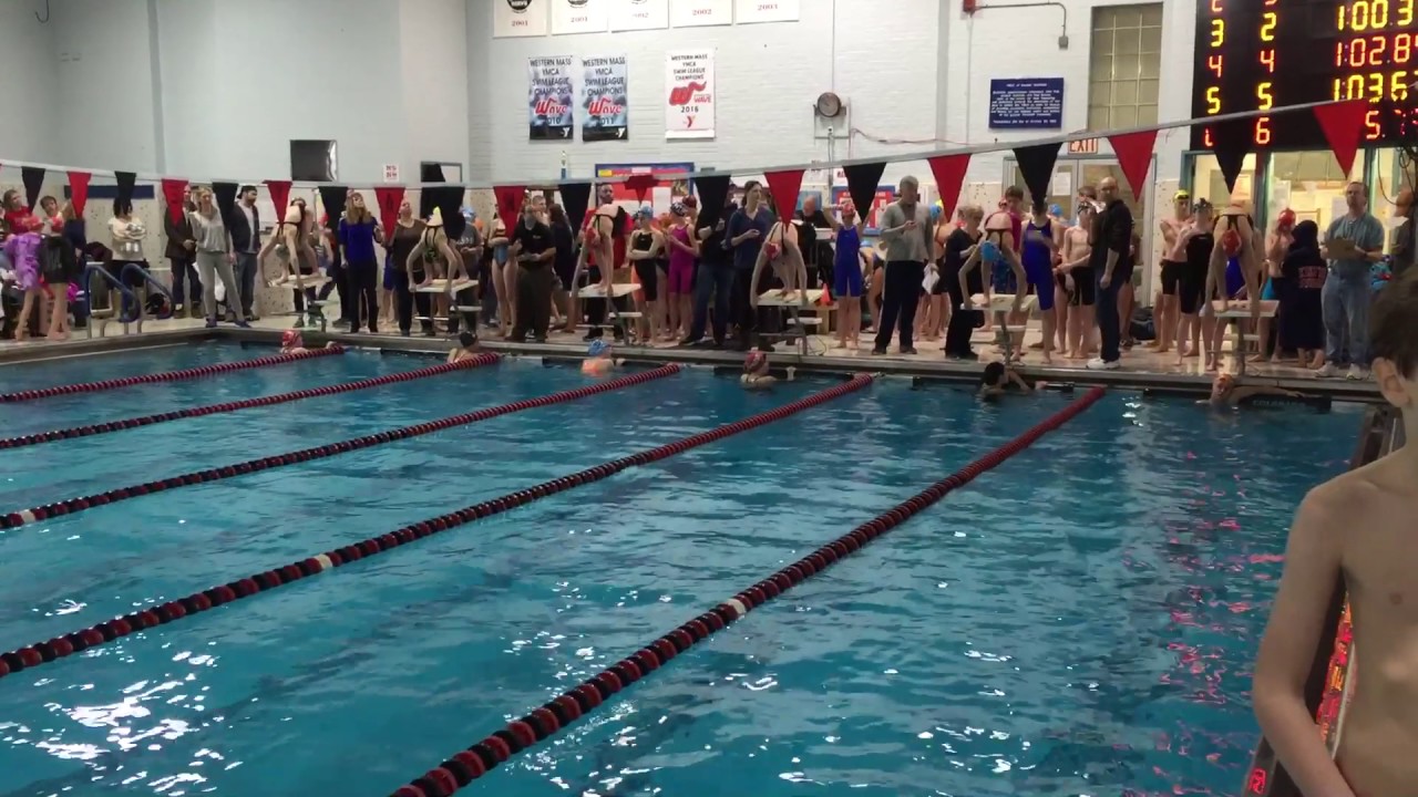 Ally Russell breaks a minute in 100 Free - YouTube