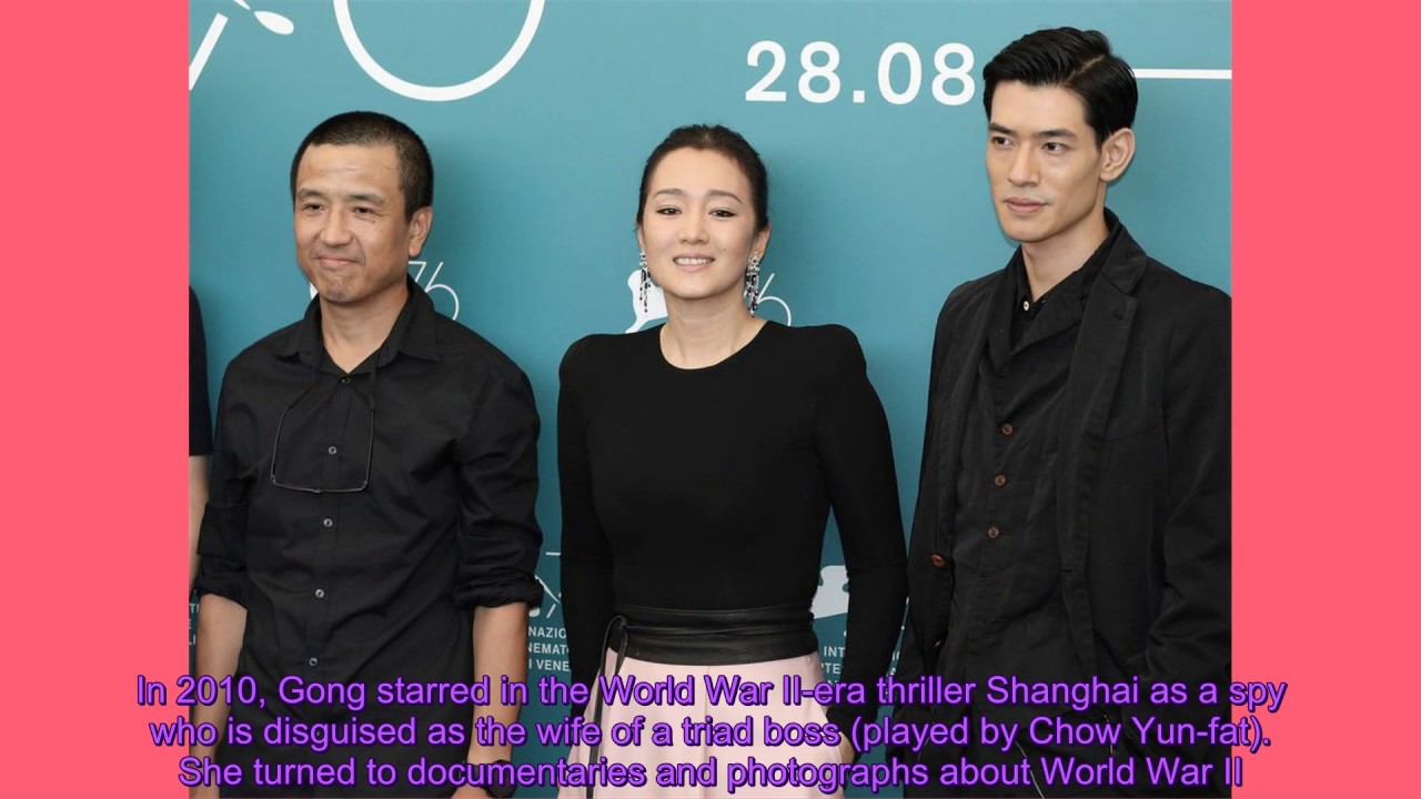 Biography of film career of actress Gong Li - YouTube