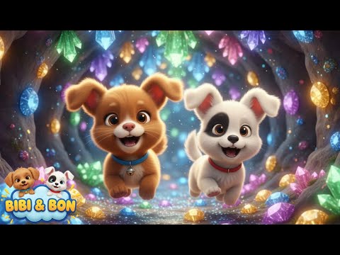 Bibi & Bon Dig Up Shiny Golden Treasure! 💎 Richest Little Puppies ...
