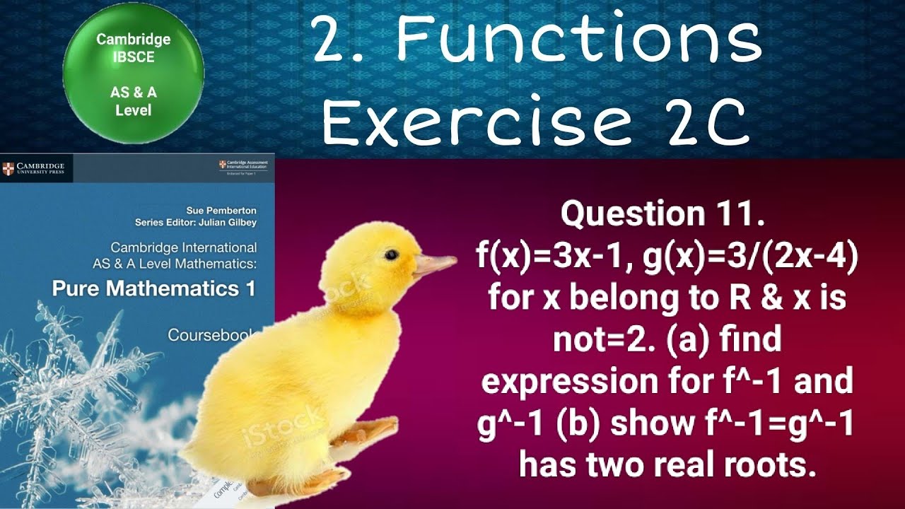 F x 3x 1 G x 3 2x 4 For X Belong To R X Is Not 2 a Find