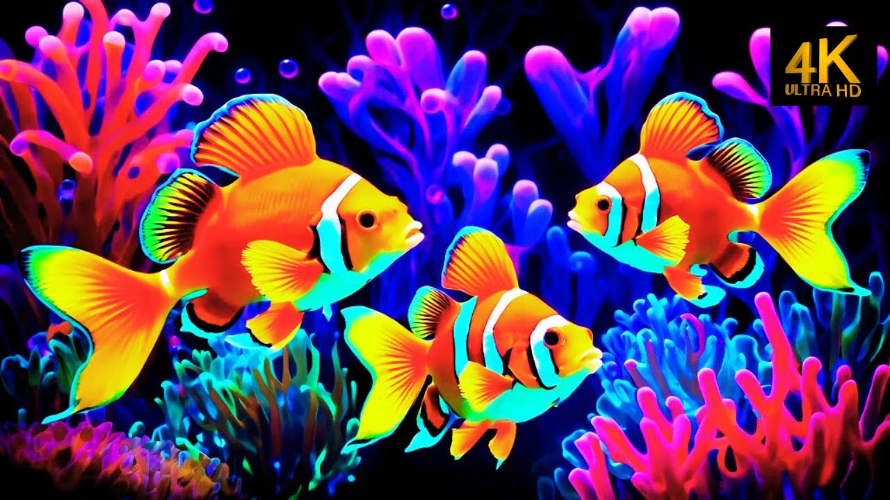 Marvel at Sea Animal in The Best 4K ULTRA HDR Aquarium-Dive Into The ...