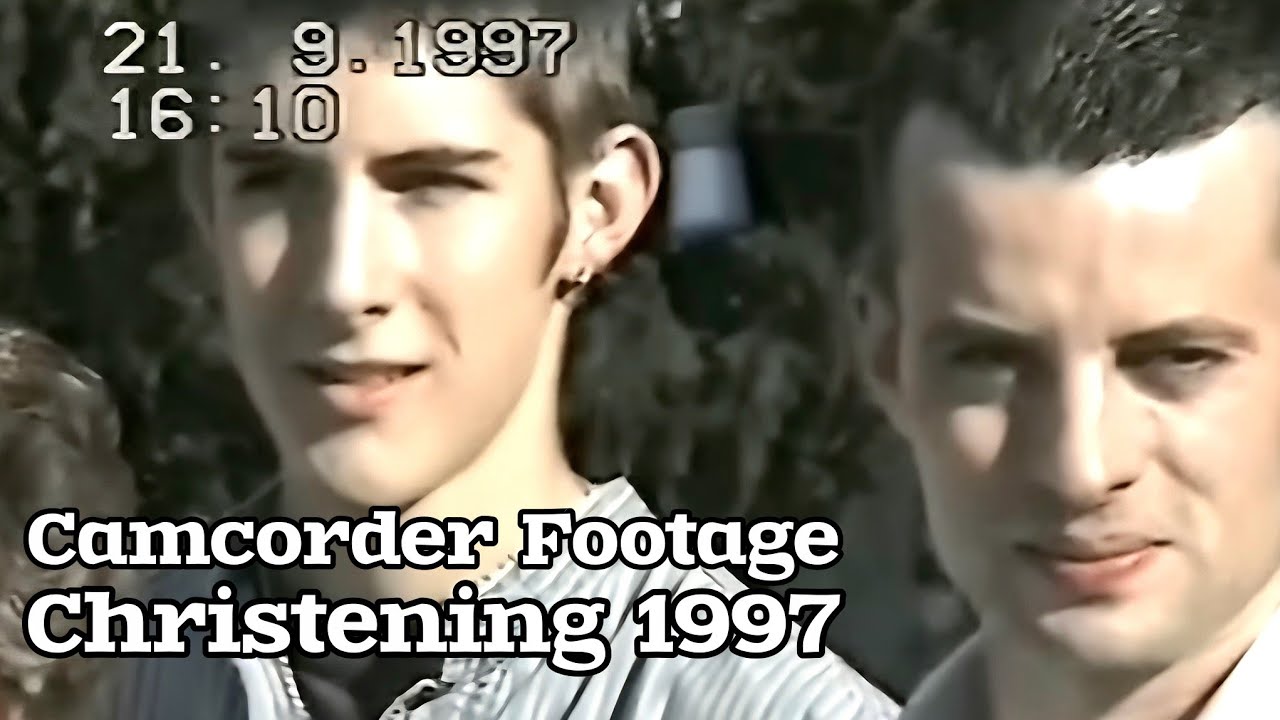 My 2nd Son's Christening 1997, Camcorder Footage - YouTube