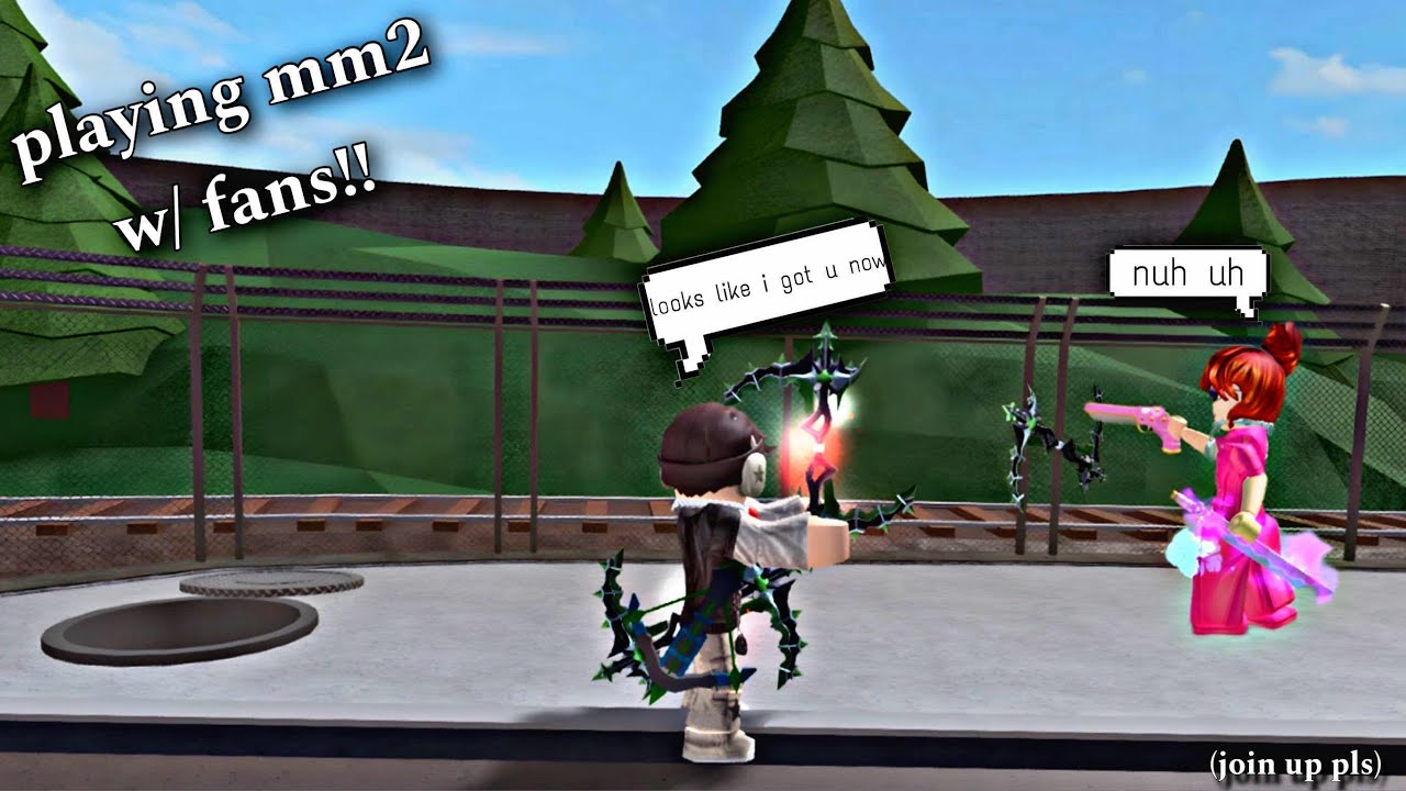 playing mm2 /w fans!! :D - YouTube