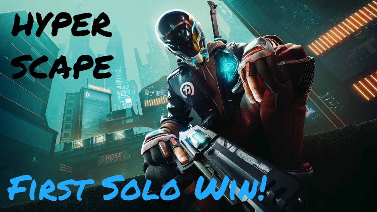 HYPER SCAPE - First Ever SOLO Win! - YouTube