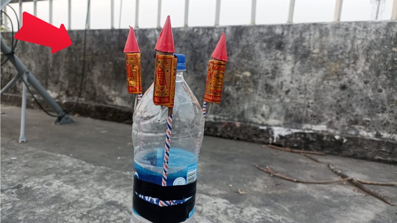 Bottle🆚 rocket|patakha|Matchstick Chain Reaction Domino vs Diwali ...
