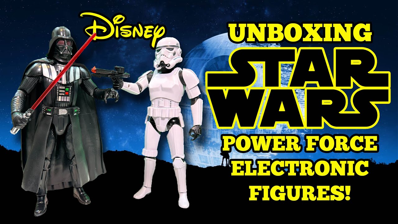 Disney's Electronic Darth Vader And Stormtrooper Power Force Star Wars ...
