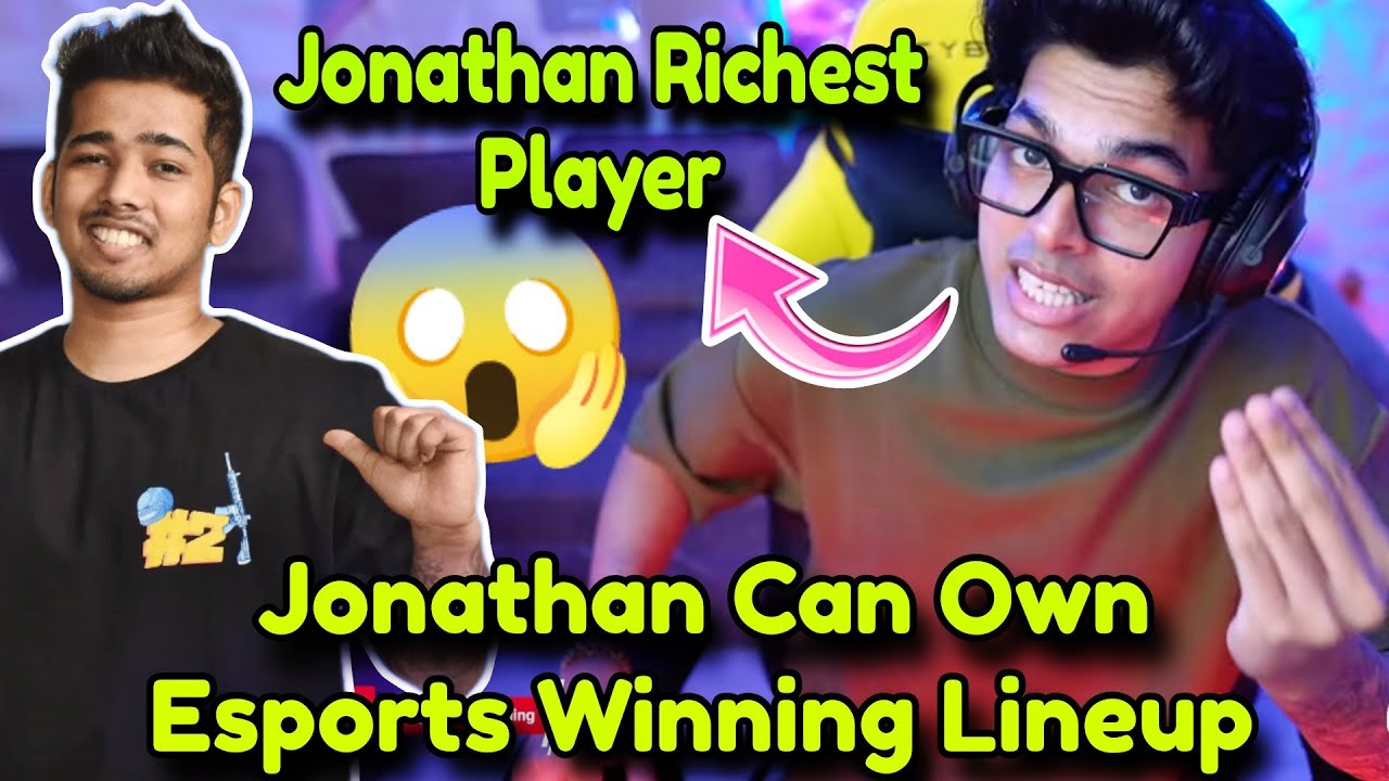 Can Anyone Beat Jonathan🚨 Jonathan Richest Esports Player🔥 Own Esports ...