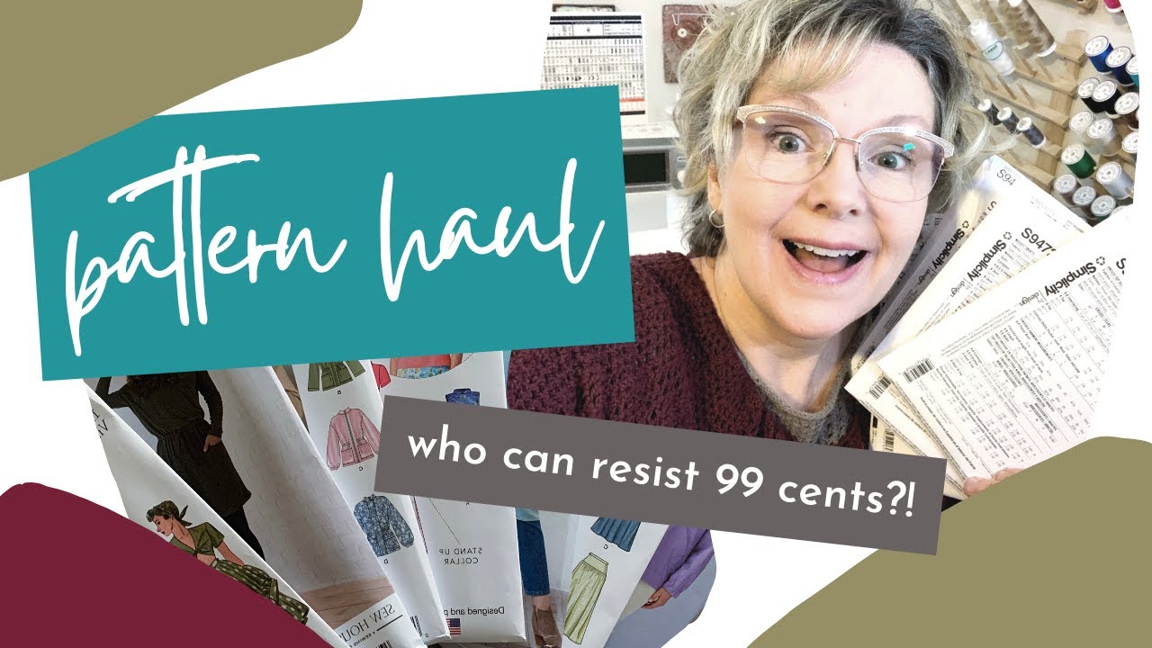 Simplicity Pattern Haul + A Peek at My Fancy Pattern Cabinet! - YouTube