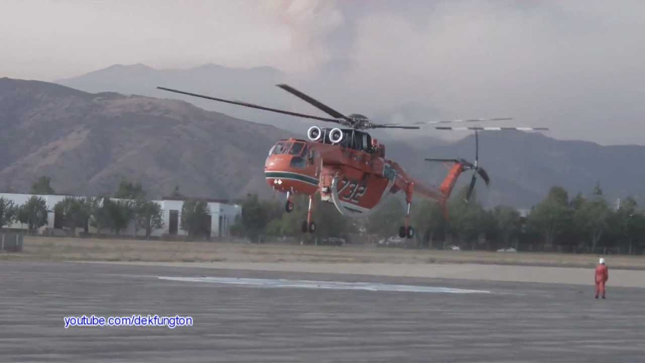 Sikorsky/Erickson S-64 Skycrane/Air-Crane Fire Fighting Helitanker ...