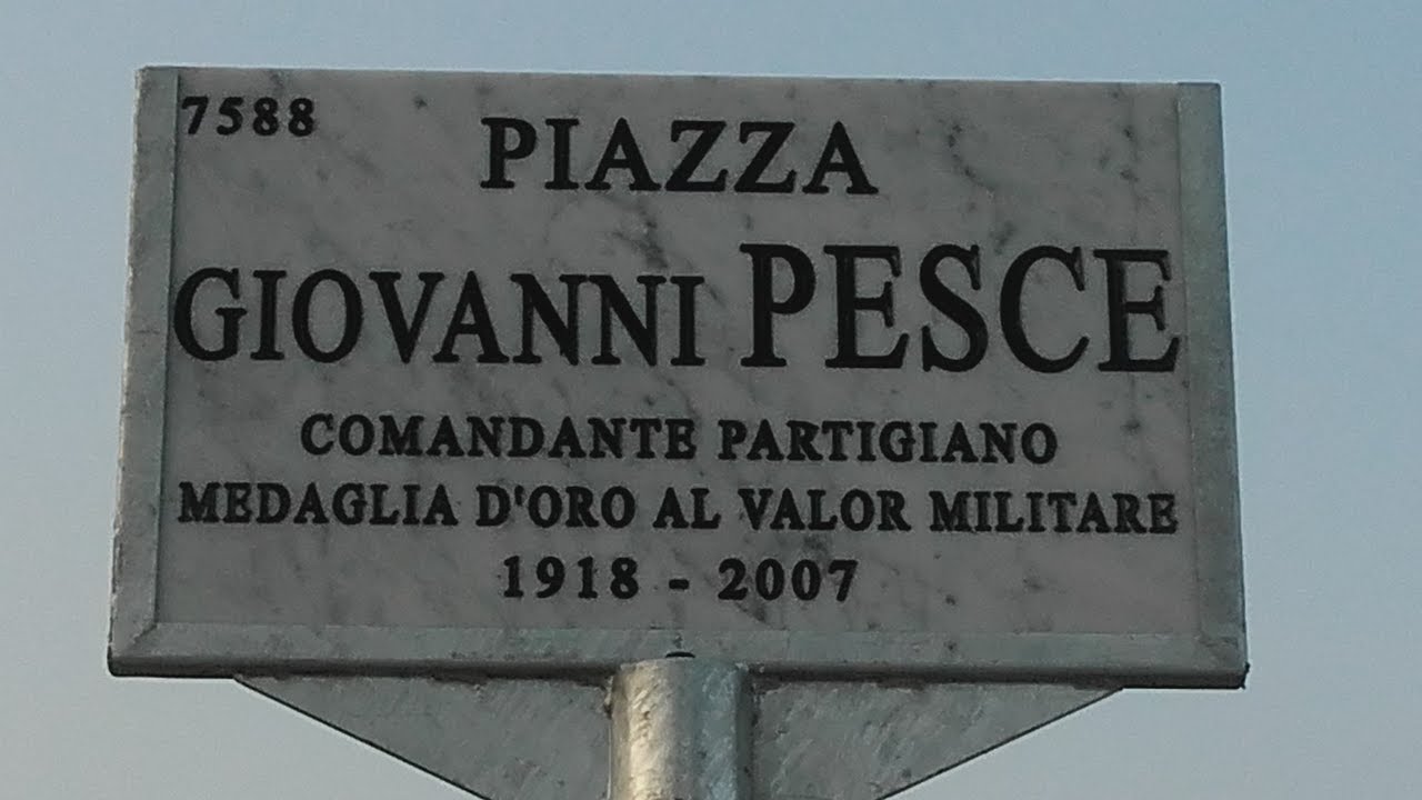 Giovanni Pesce Comandante Visone. Milano dedica una piazza - YouTube