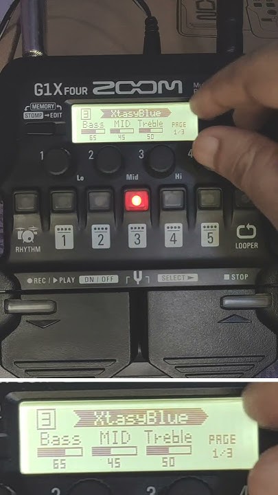 Clean Chorus Tone on Zoom G1X Four | Tutorial | Priyanshu Gautam #shorts - YouTube