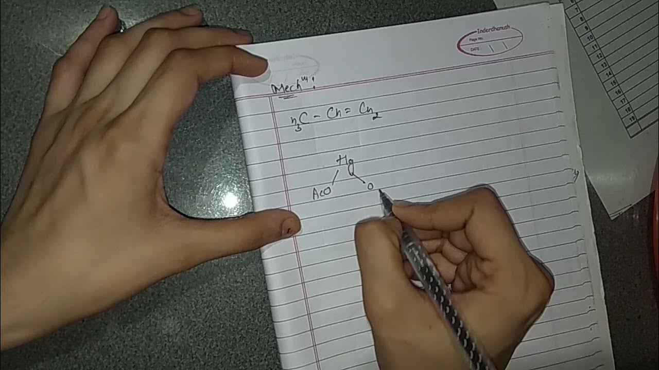 Oxymercuration And Demercuration Omdm Preparation Of Alcohol From