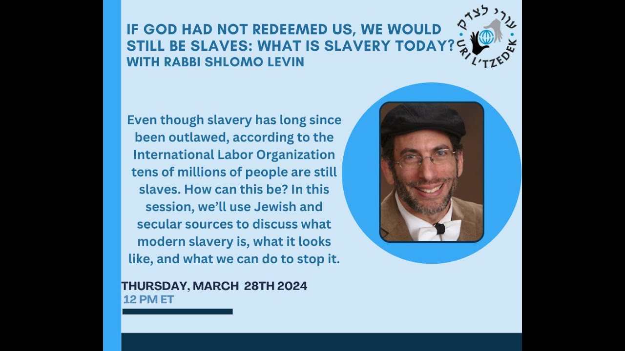 If God Had Not Redeemed Us, We Would Still Be Slaves: What Is Slavery ...
