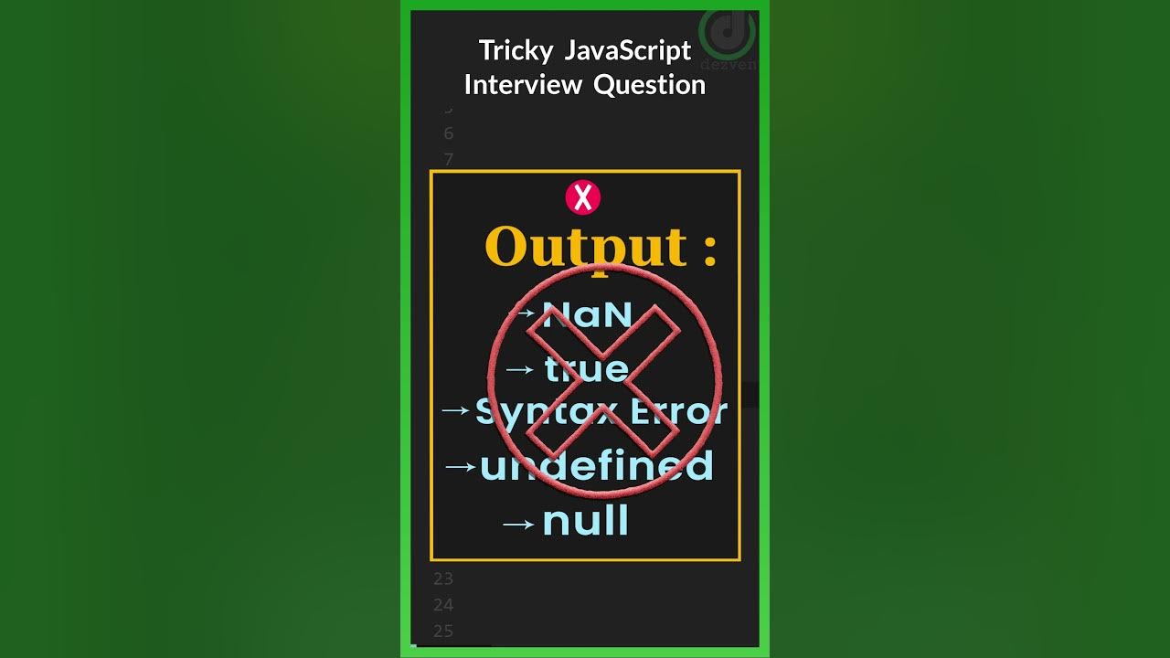 05 Tricky JavaScript Interview Questions And Answers #javascriptshorts #javascriptinterview ...