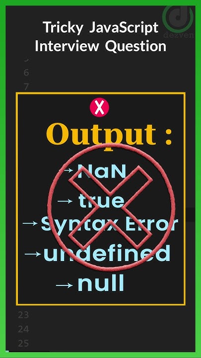 05 Tricky JavaScript Interview Questions And Answers #javascriptshorts #javascriptinterview ...