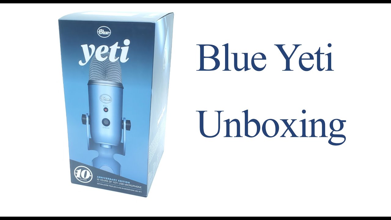 Unboxing Blue Yeti 10 Year Anniversary Edition | Best Microphone ...