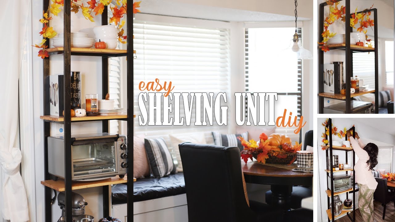 DIY SHELVING UNIT | STORAGE HACK - YouTube