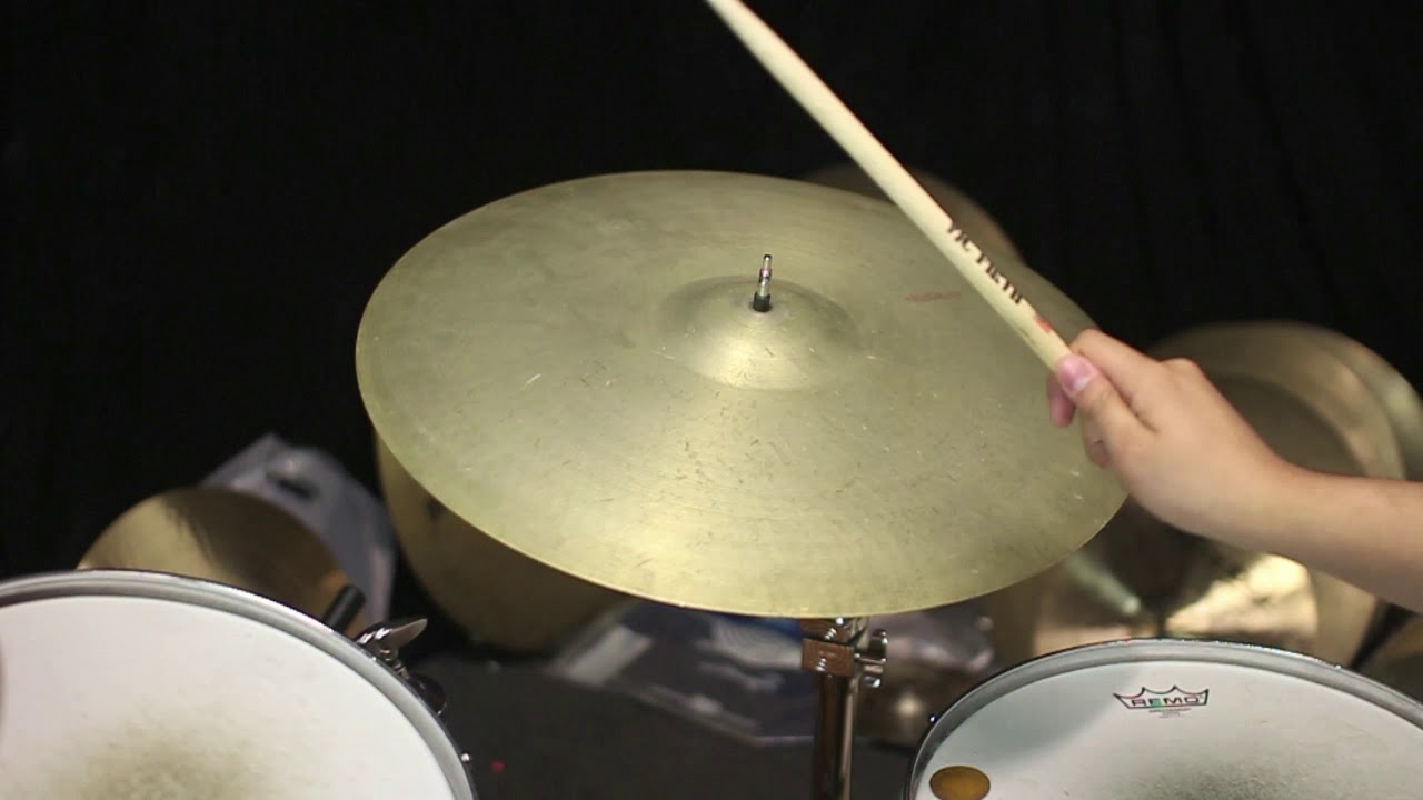 Vintage Paiste 20" Ludwig Standard Medium Ride - 1821g - YouTube