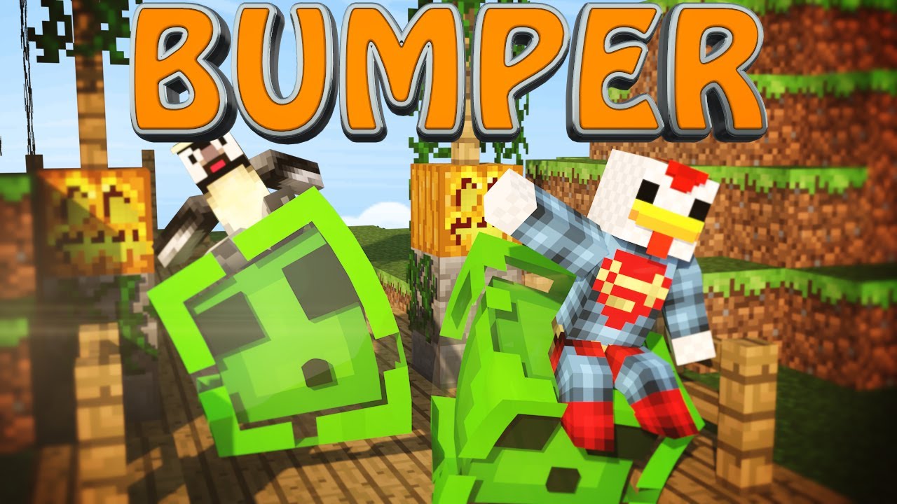 Minecraft | BUMPER SLIMES - BUMPER CARS IN MINECRAFT! - YouTube