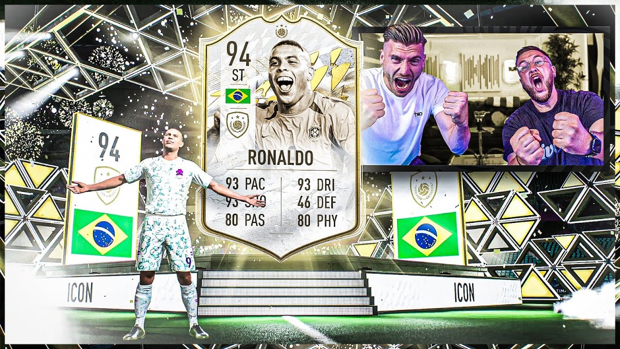 Wir ziehen ICON RONALDO R9 94 (Tauschbar) 😱🇧🇷 UNGLAUBLICH !! FIFA 22 ...