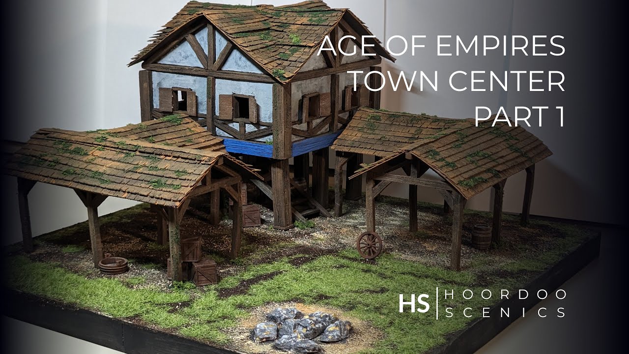 Age Of Empires Town Center Diorama (part 1/2) - YouTube
