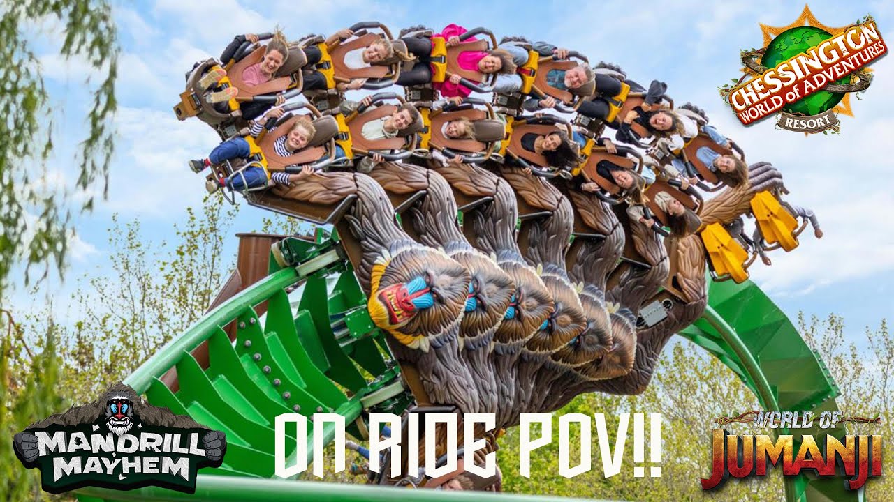 Mandrill Mayhem POV @ Chessington World Of Adventures, UK | The World ...
