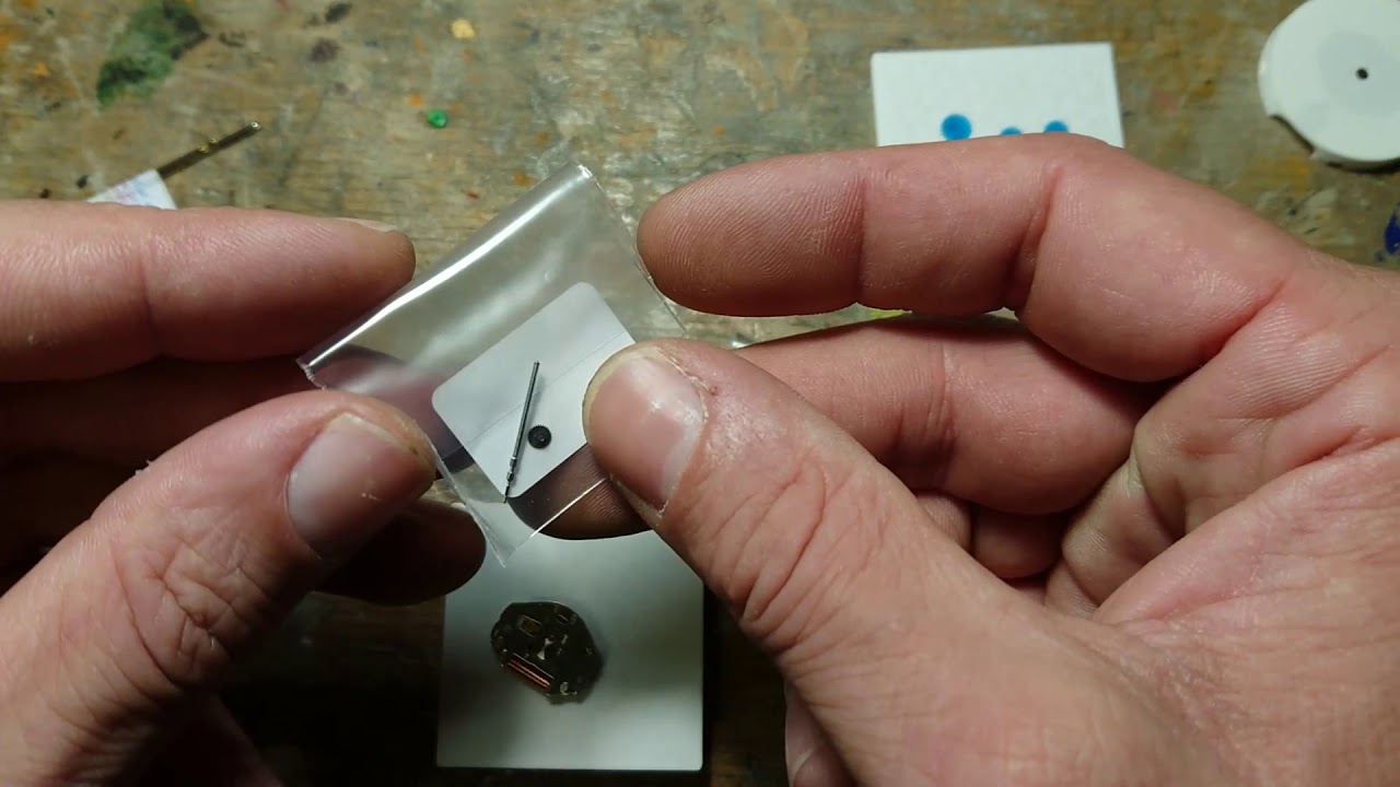 Watch assembling hour wheel - YouTube