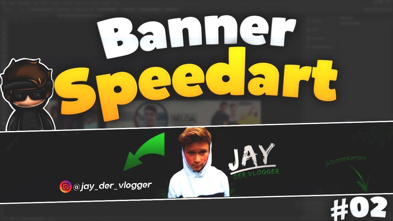 Banner für Jay der Vlogger (In Use) | Speedart #03 - YouTube