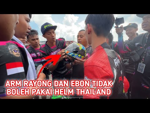 ARM RAYONG DAN EBON SETTING MX 200CC HAMPIR TIDAK DIBOLEHKAN PAKAI HELM ...