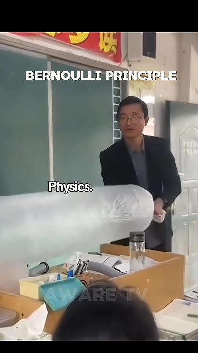 simple demonstration of bernoulli's principle | physics #education ...
