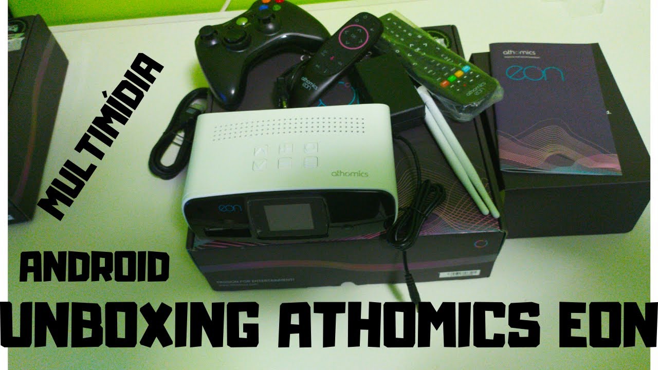 UNBOXING : A MAQUINA CHEGOU !! ATHOMICS EON UHD ESTÁ NA AREA - YouTube