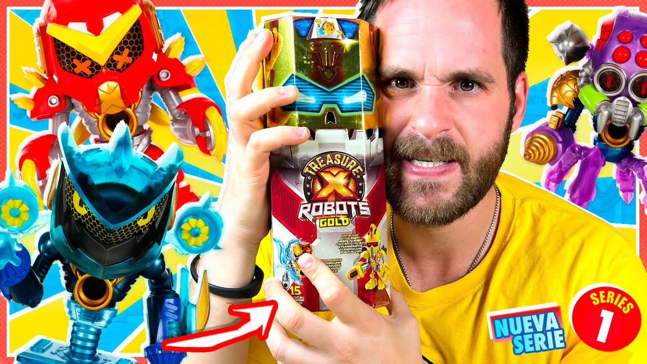 Treasure X Robots Gold Series 1 UNBOXING ROBOT en Pe Toys - YouTube
