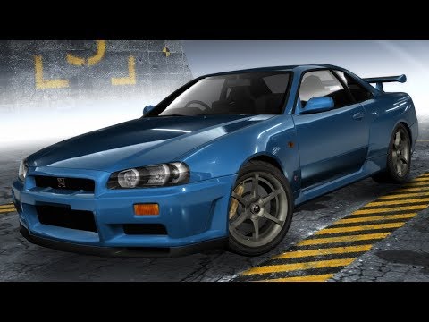 NFS ProStreet - Nissan Skyline GT-R V-Spec (R34) - YouTube