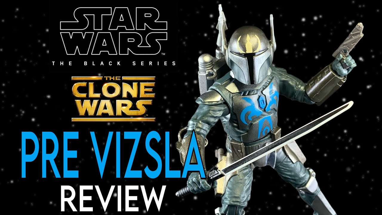 Star Wars The Black Series PRE VIZSLA Action Figure Review | The Clone ...