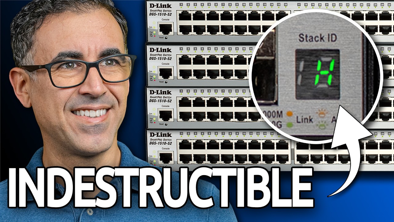 RED a prueba de fallos: STACKING + LACP (red redundante) - YouTube