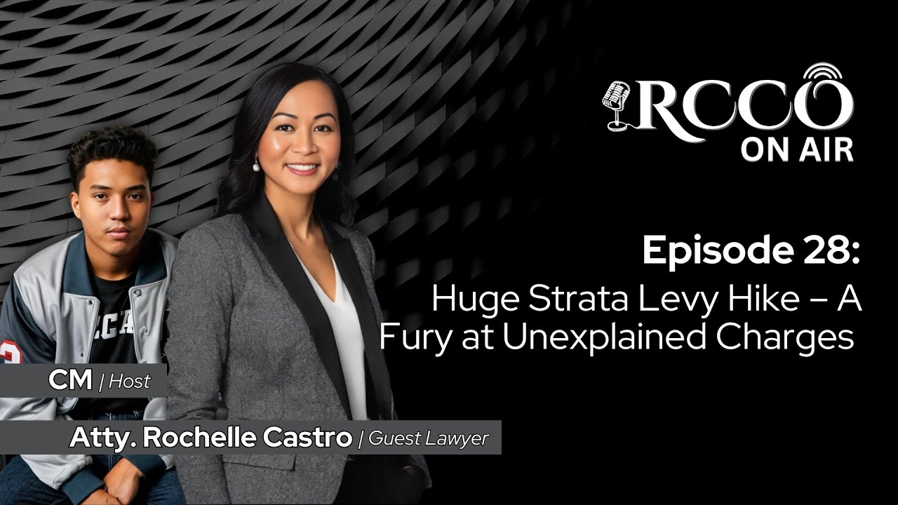 RCCO ON AIR | Episode 28: Huge Strata Levy Hike – A Fury at Unexplained ...