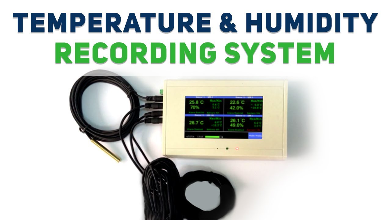 Simple to install Temperature and Humidity Recording System with Phone ...