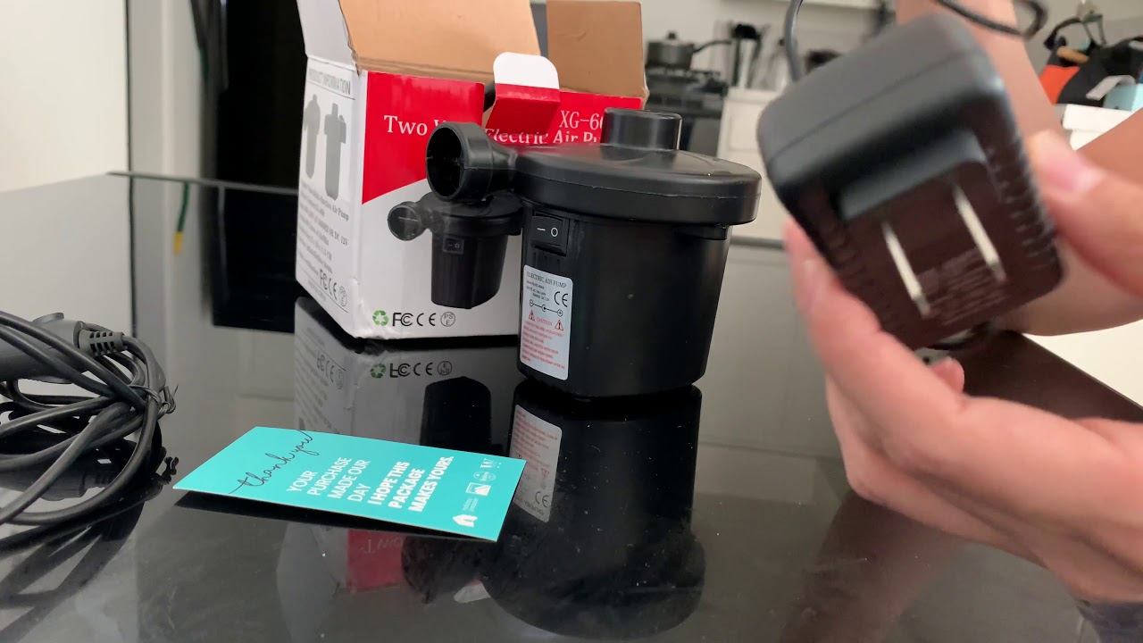 Two Way Electric Air Pump - Inflator & Deflator - YouTube