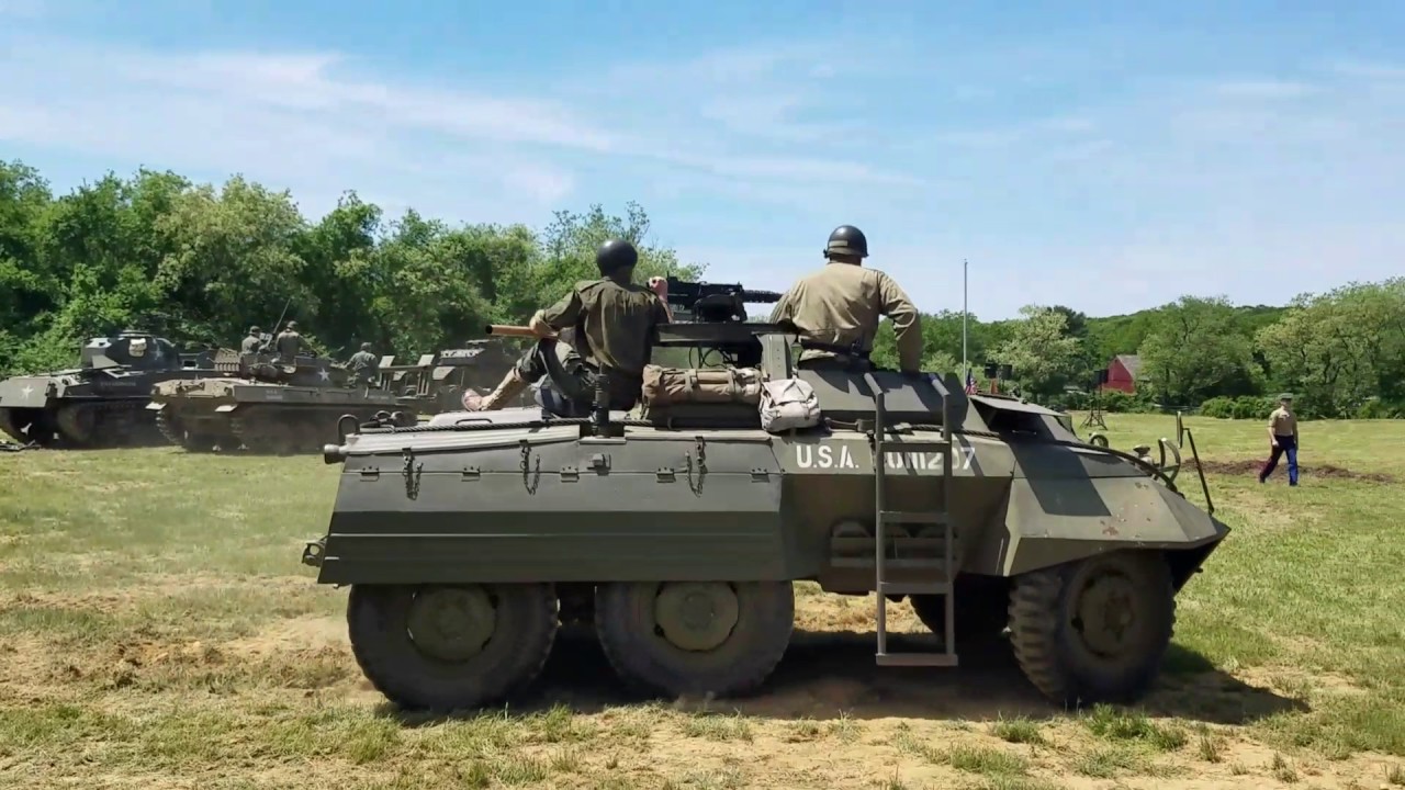 WWII Weekend at Museum of American Armor at Bethpage NY - YouTube