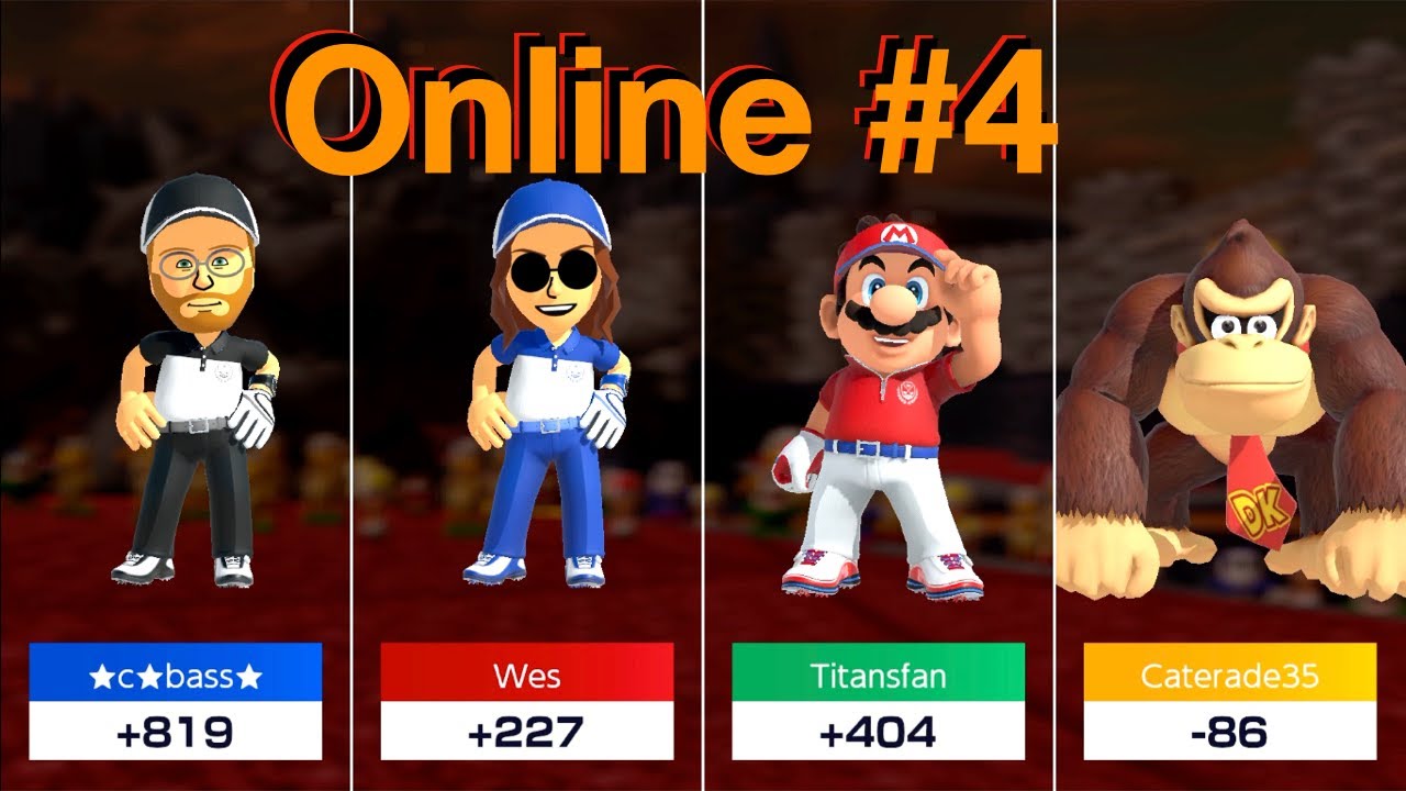 Mario Golf Super Rush Online Matches #4 Mii Character - YouTube