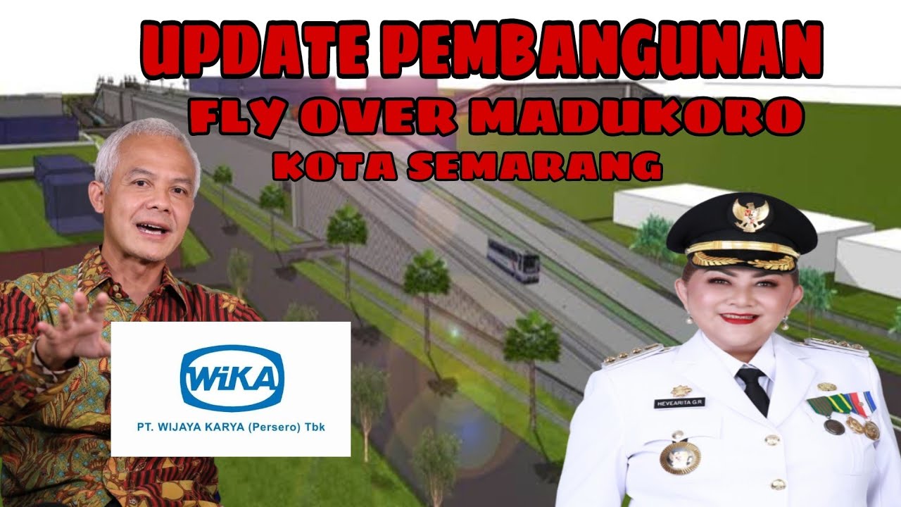 MANTAB!!!UPDATE PEMBANGUNAN FLY OVER MADUKORO KOTA SEMARANG#semarang# ...