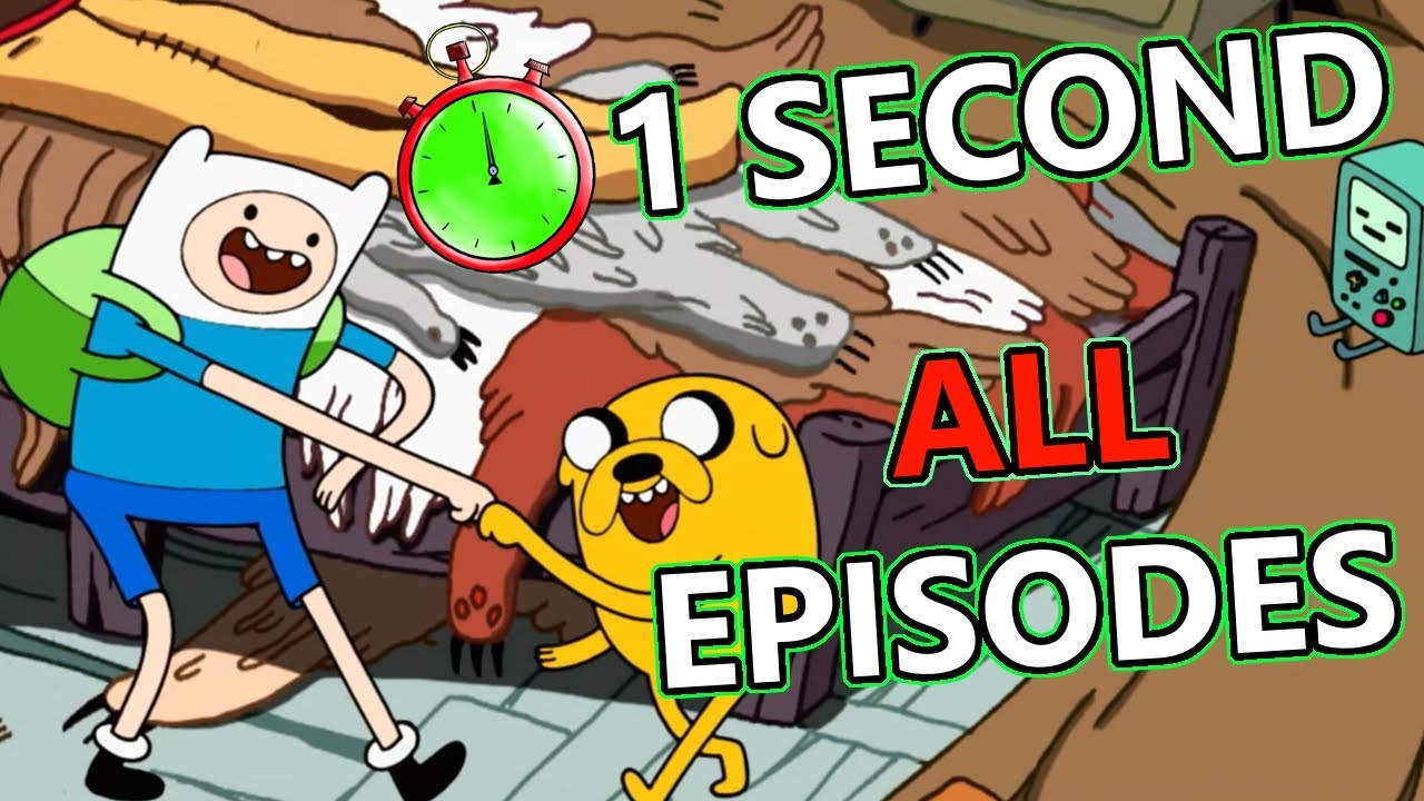1 Second From ALL Episodes Of ADVENTURE TIME - YouTube