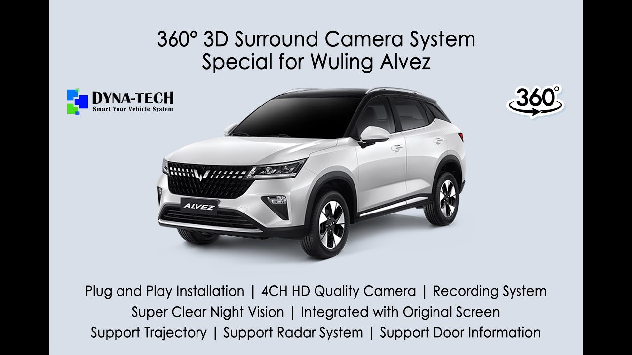 WULING ALVEZ 2023 | Pemasangan Kamera 360° Plug and Play | Modifikasi ...