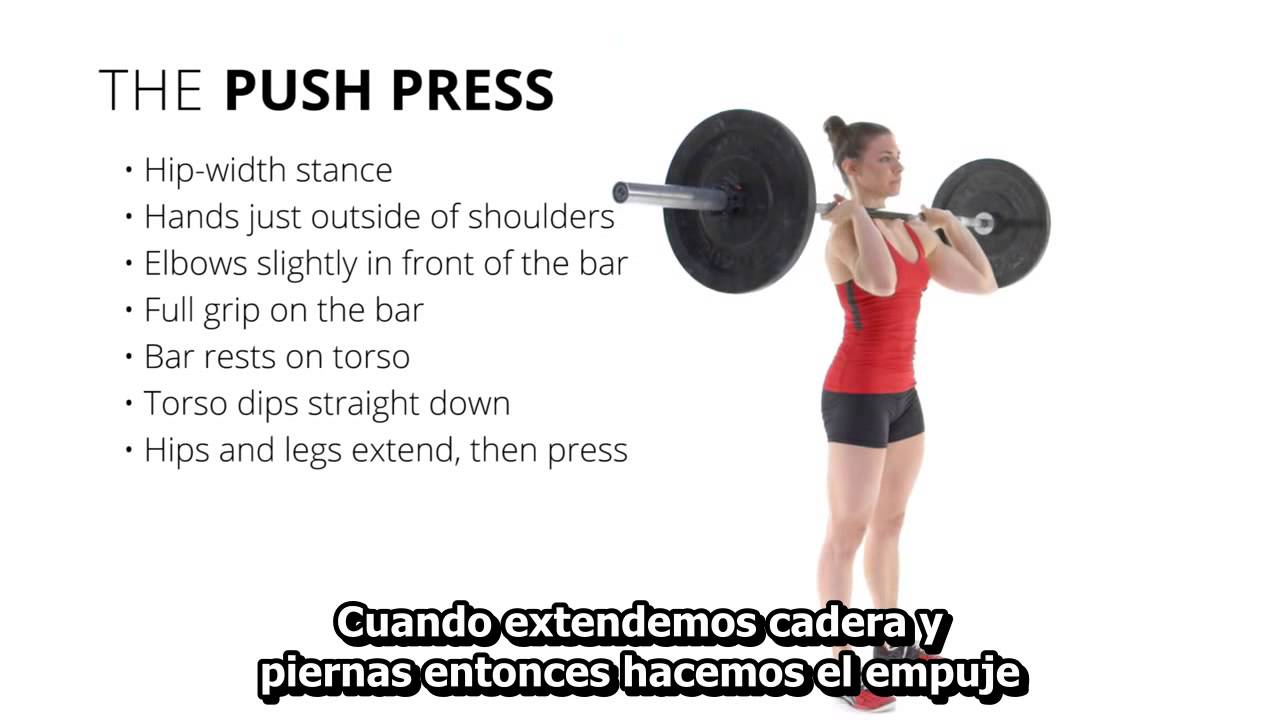 The Push Press Empuje de fuerza - YouTube