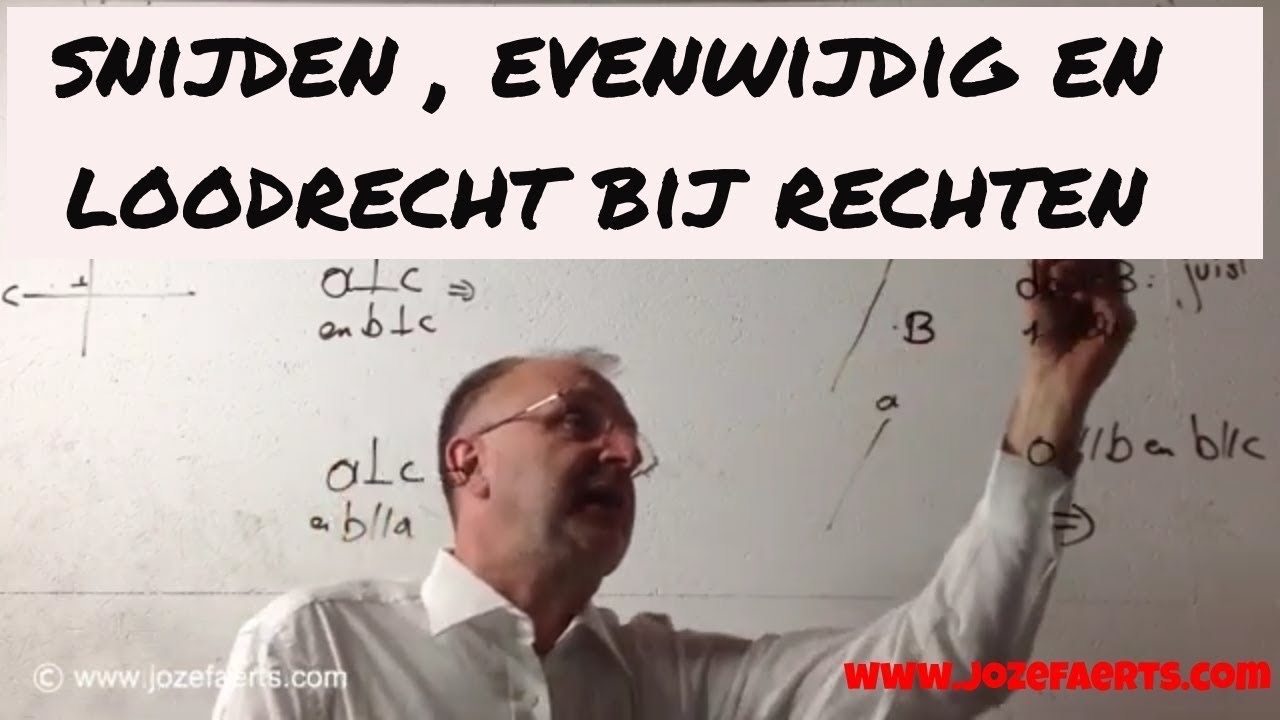 574 rechten : Snijdend , evenwijdig of loodrecht - YouTube