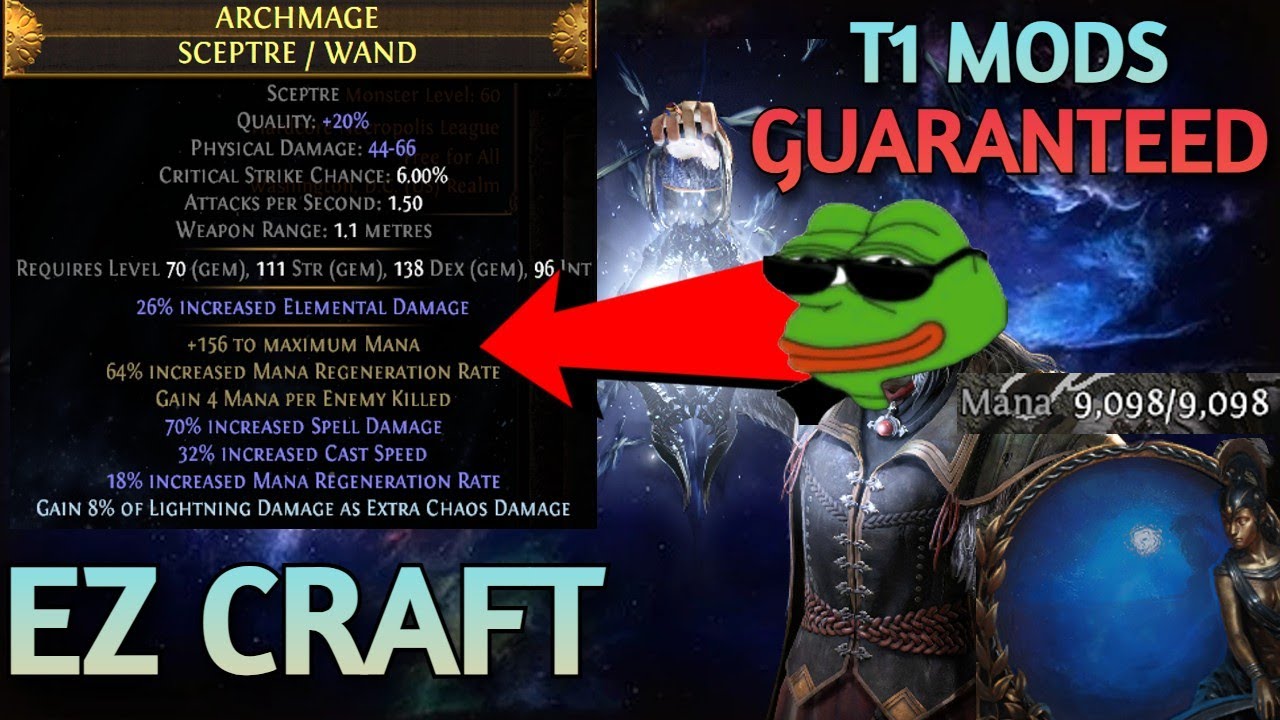 EASILY Craft Great ARCHMAGE Weapons [PoE 3.24] - YouTube