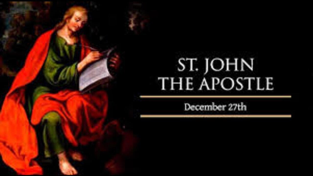 Feast of St. John : 27 December - English Homily by Bishop Roy - YouTube