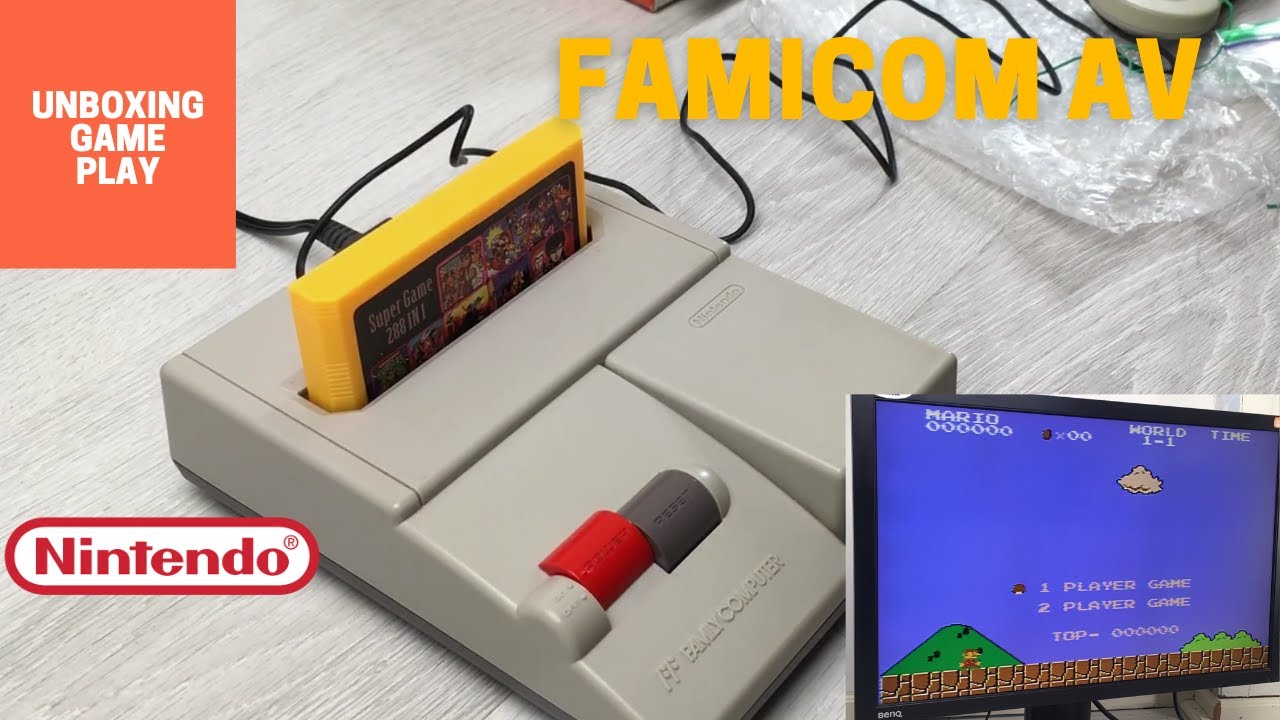 Famicom AV Unboxing and Play - YouTube